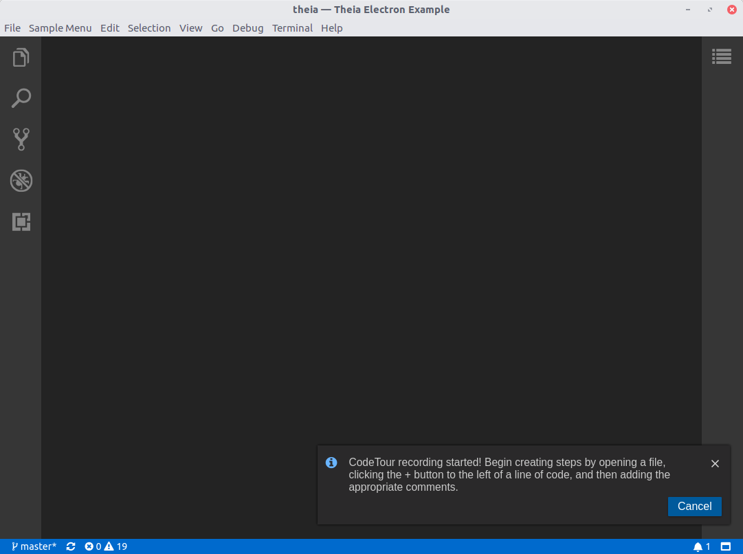 Exception while running CodeTour extension · Issue #7980 · eclipse-theia/theia · GitHub