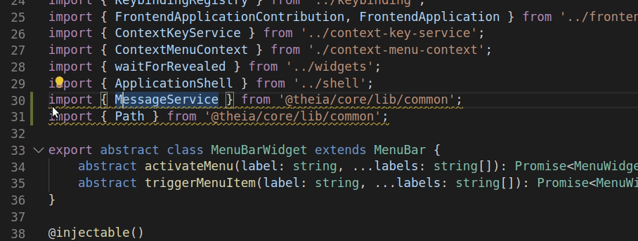 [monaco] support multiple simultaneous quick-fixes · Issue #5625 · eclipse-theia/theia · GitHub