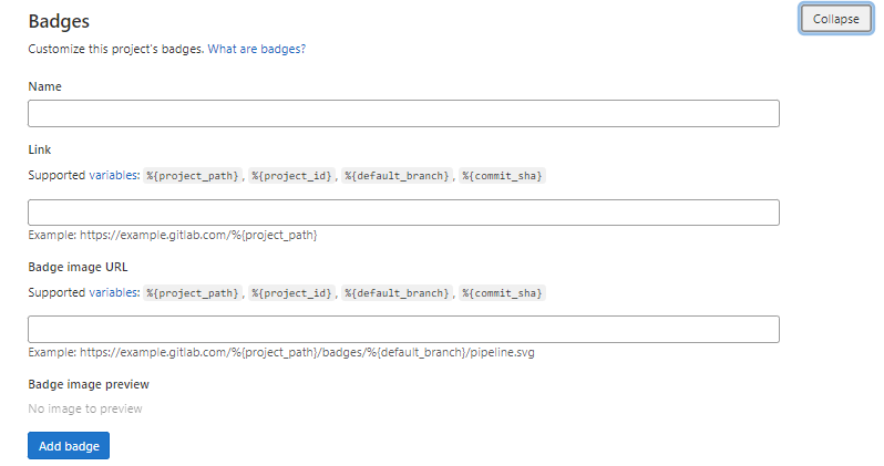 Way to add a badge in Gitlab ? · Issue #301 · boyter/scc · GitHub