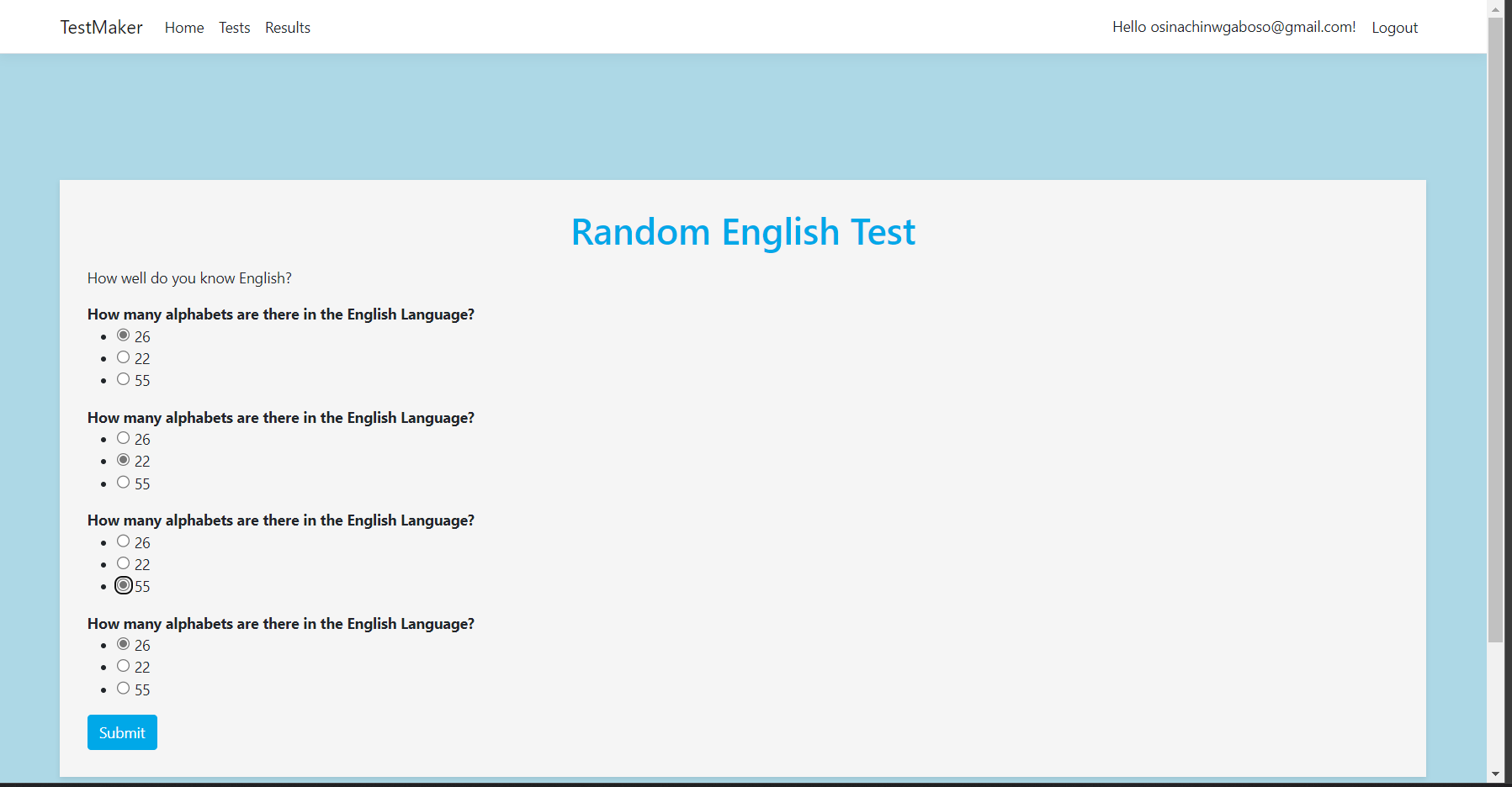 GitHub - sinbaddoraji/QuizMaker