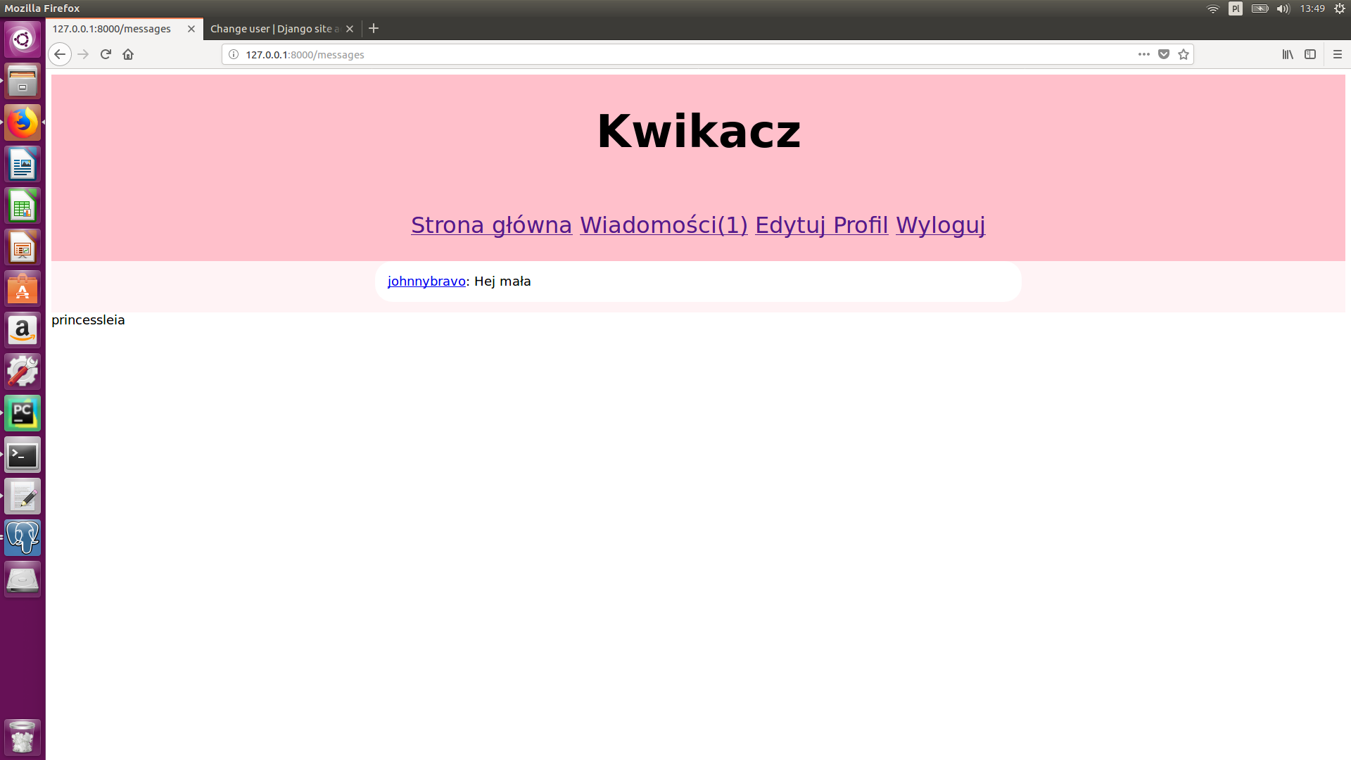 GitHub - janstawowy/Kwikacz: A simplified twitter-like django app