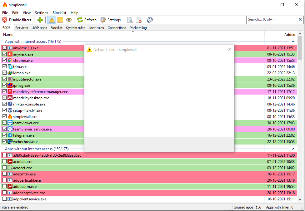 Notification Error In Simplewall · Issue 1169 · Henrypp Simplewall · Github