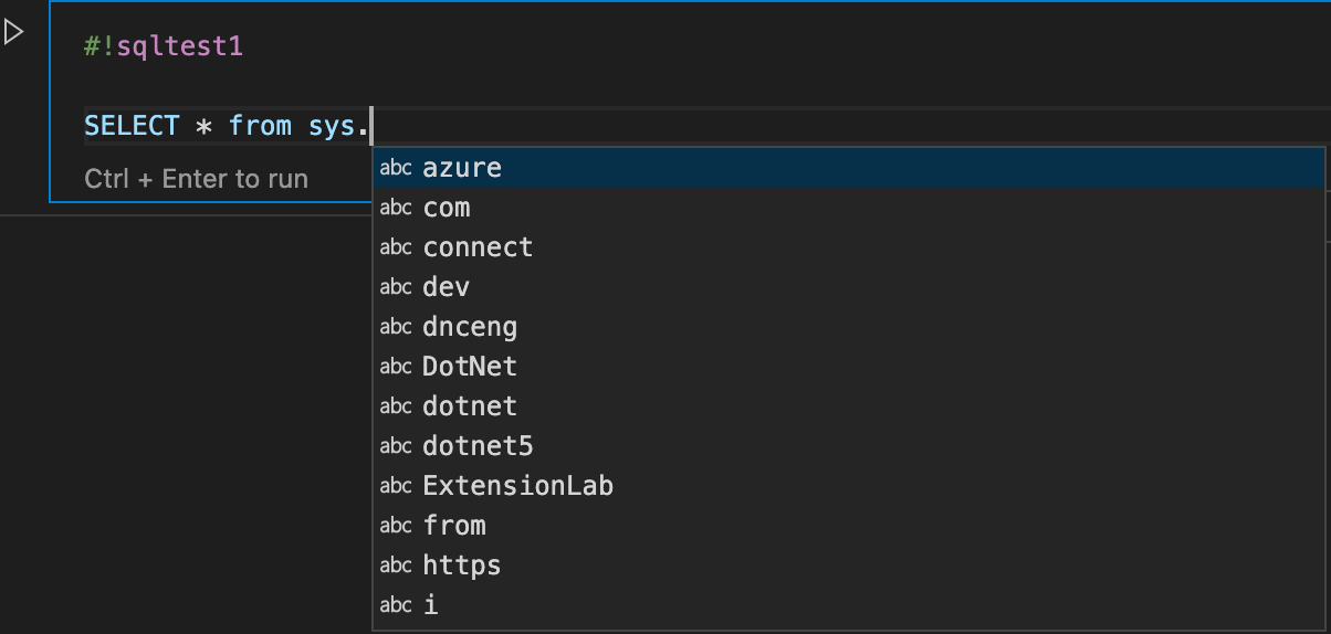 MSSQL Intellisense Doesn't Work on Mac · Issue #1050 · dotnet/interactive · GitHub