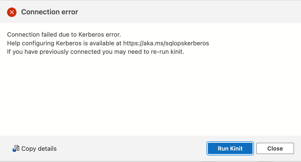 'Run Kinit' Prompt doesn't show anymore when expanding OE node · Issue #22798 · microsoft ...