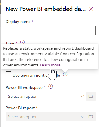 use environment variable tooltip learn more link on make powerapps ...