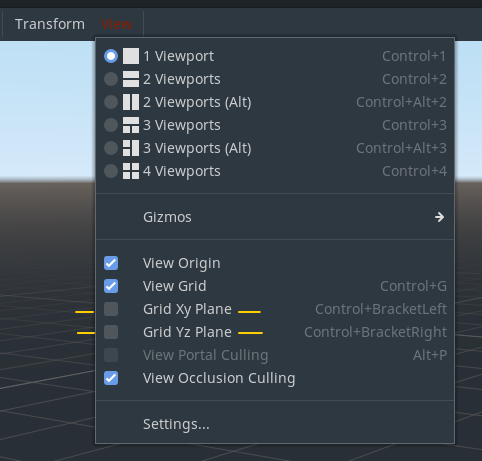Add "Grid Xy/Yz Plane" toggles to the 3D preview · Issue #4128 · godotengine/godot-proposals ...