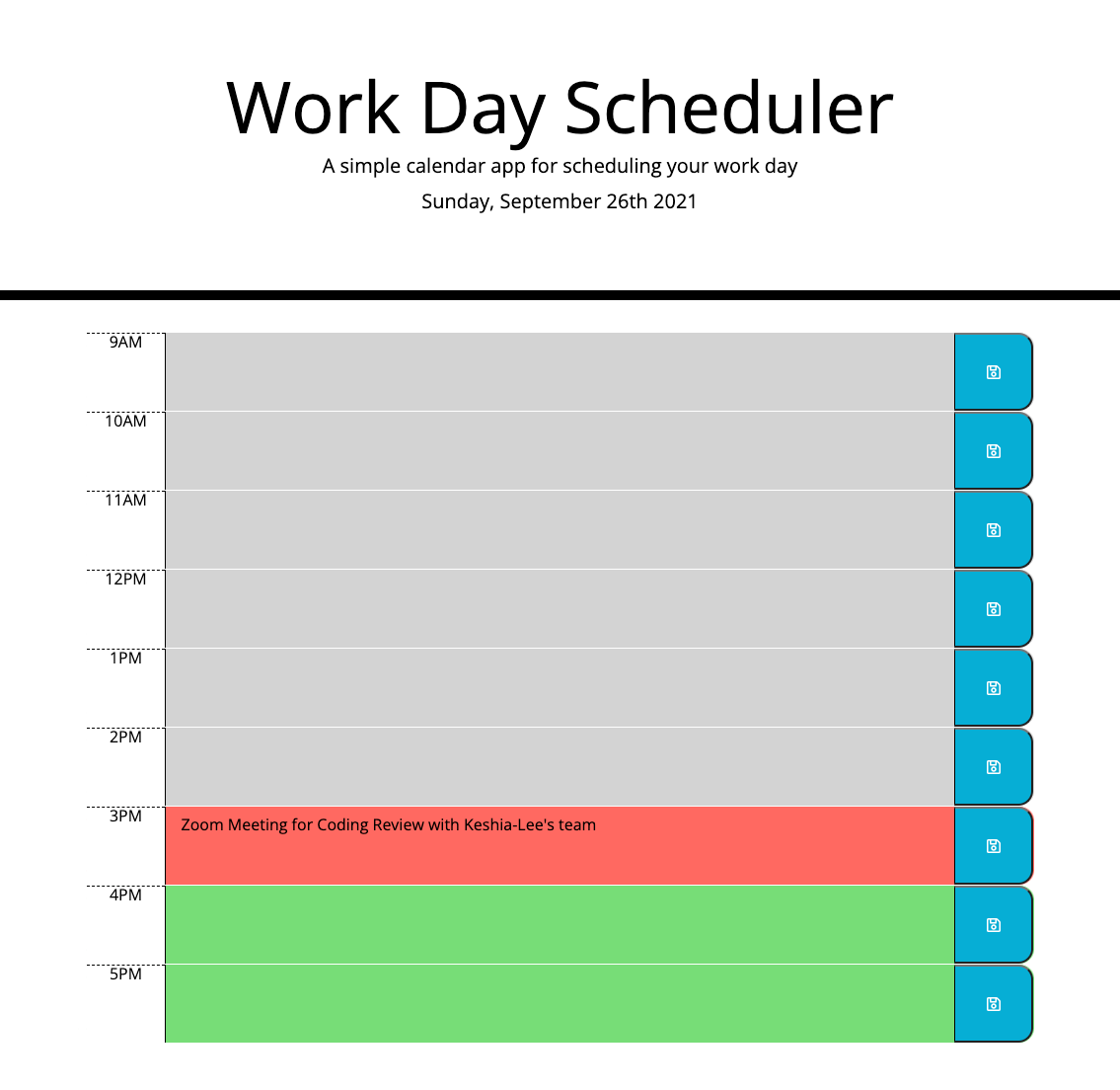GitHub - eeleelksm/work-day: Work Day Scheduler - created a simple calendar application that ...