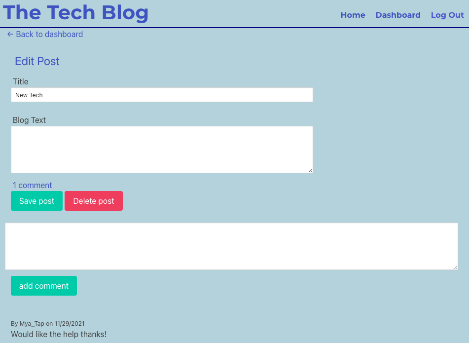 GitHub - eeleelksm/techblog: Tech Blog - A CMS-style blog site similar to a Wordpress site ...