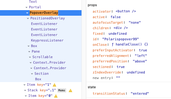 Popover remains open after setting active to false · Issue #9050 · Shopify/polaris · GitHub
