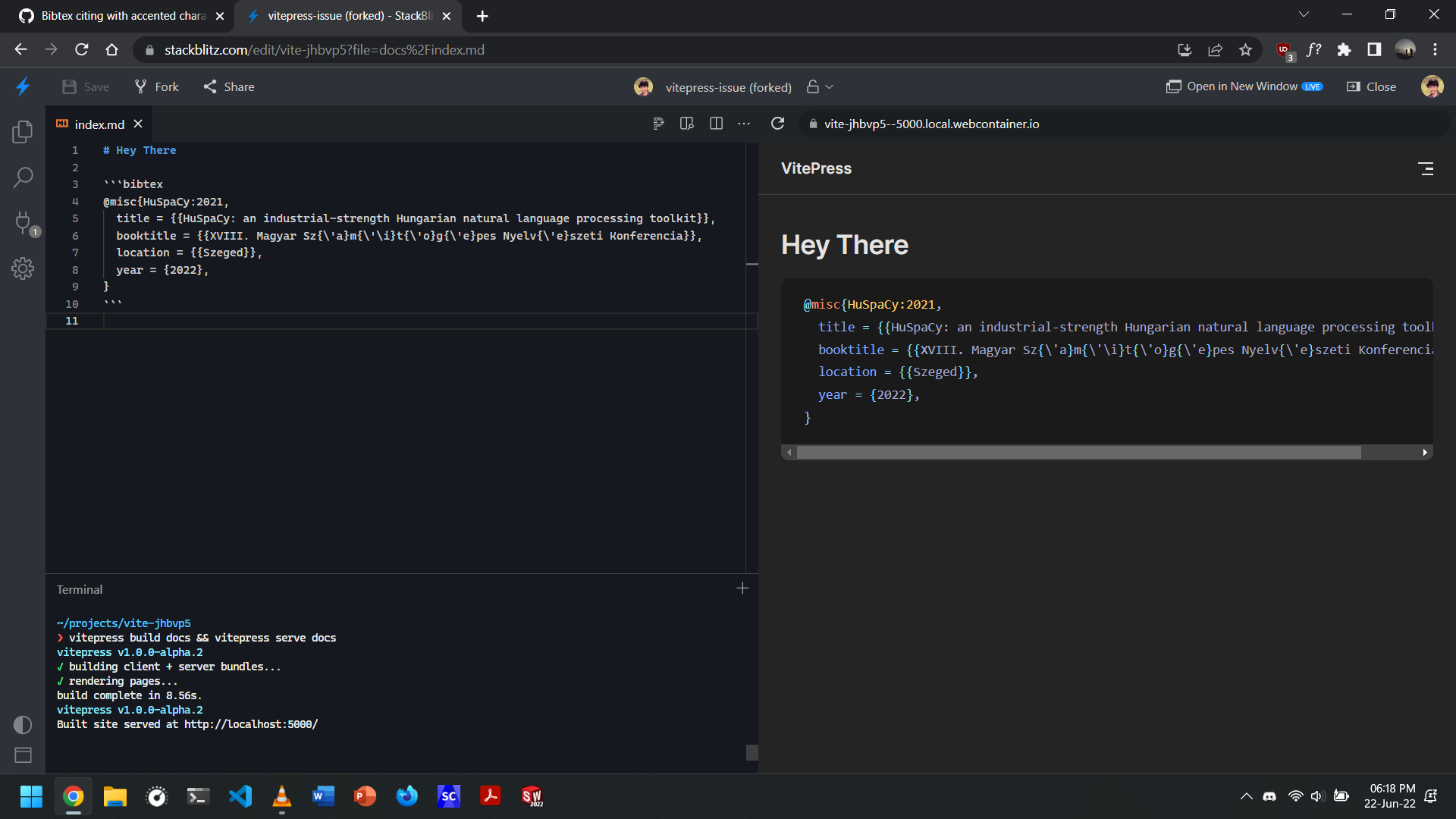 Bibtex citing with accented characters · Issue #840 · vuejs/vitepress · GitHub