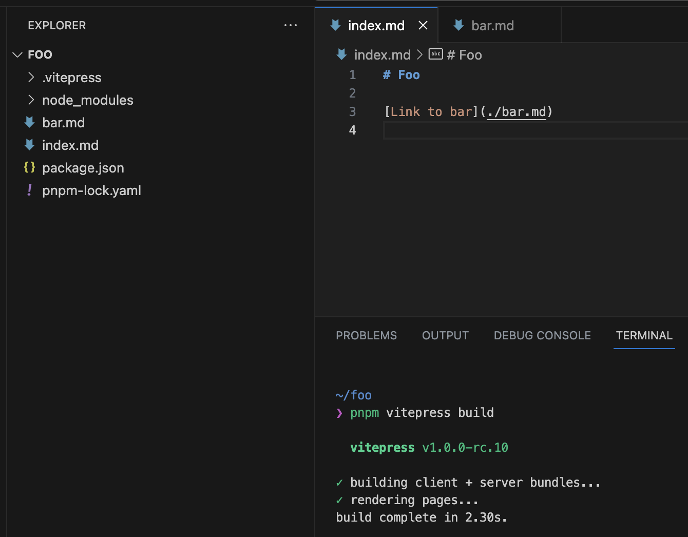 Reporting Dead Links In Build When Referring To The Full Path Of The Md File · Issue 2882