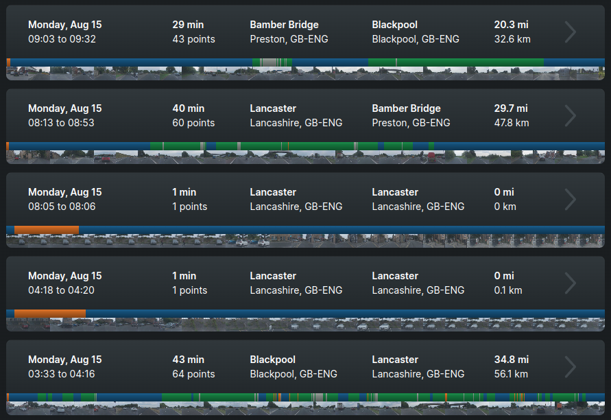 timeline: minimum event width by incognitojam · Pull Request #240 · commaai/connect · GitHub