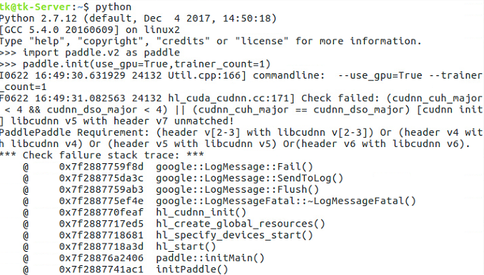 python环境中运行paddle出错 · Issue #11658 · PaddlePaddle/Paddle · GitHub