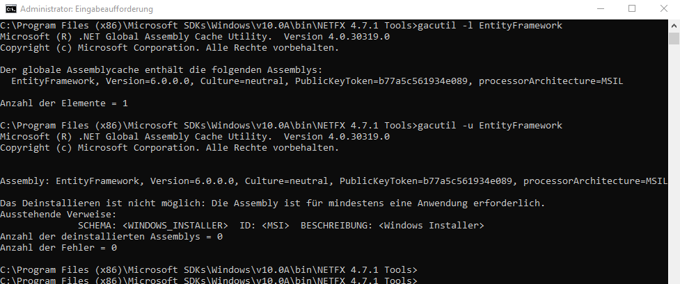 Method Not Found Boolean System Data Entity Coremon