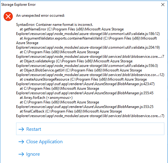 Azure Storage Explorer it's not showing child resource in blob container · Issue #762 ...