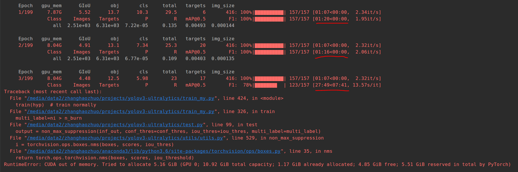 Ran into problems using custom model · Issue #1348 · ultralytics/yolov3 ...