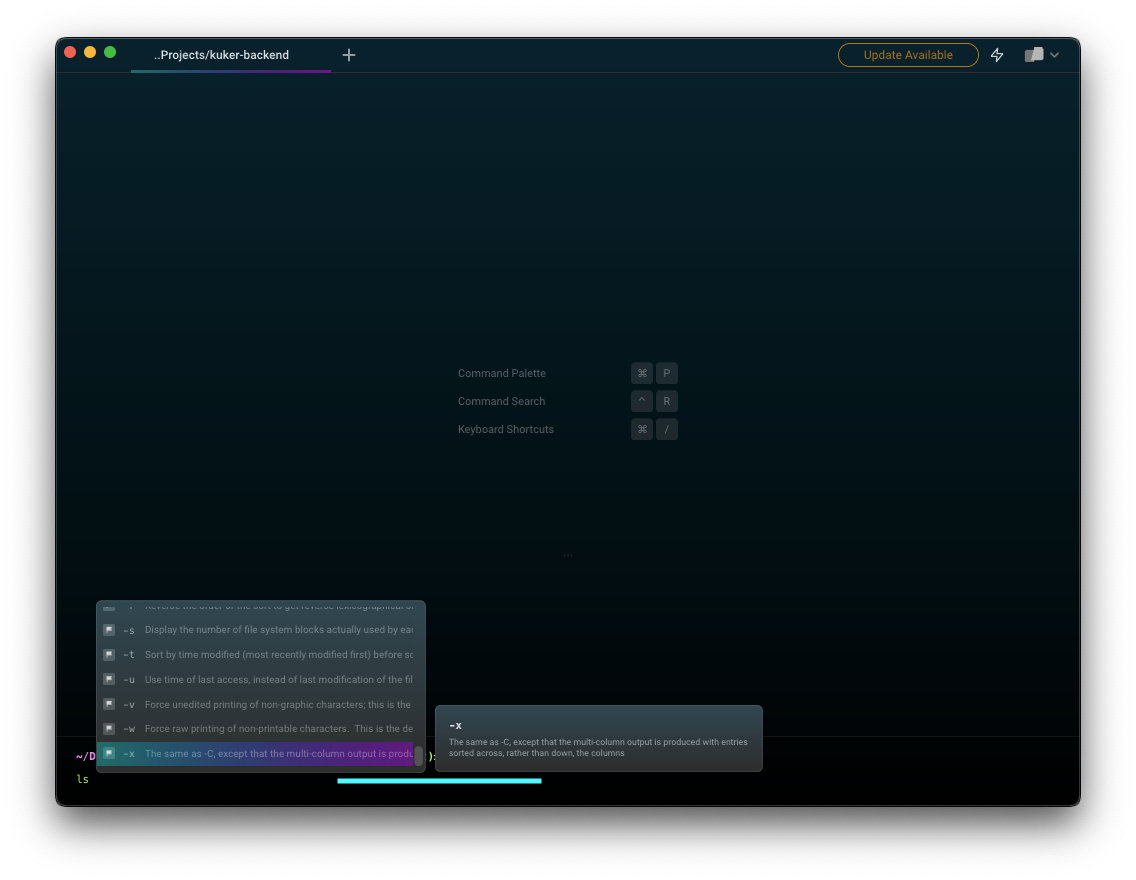 Horizontally align the top position of command snippets/suggestions · Issue #2852 · warpdotdev ...