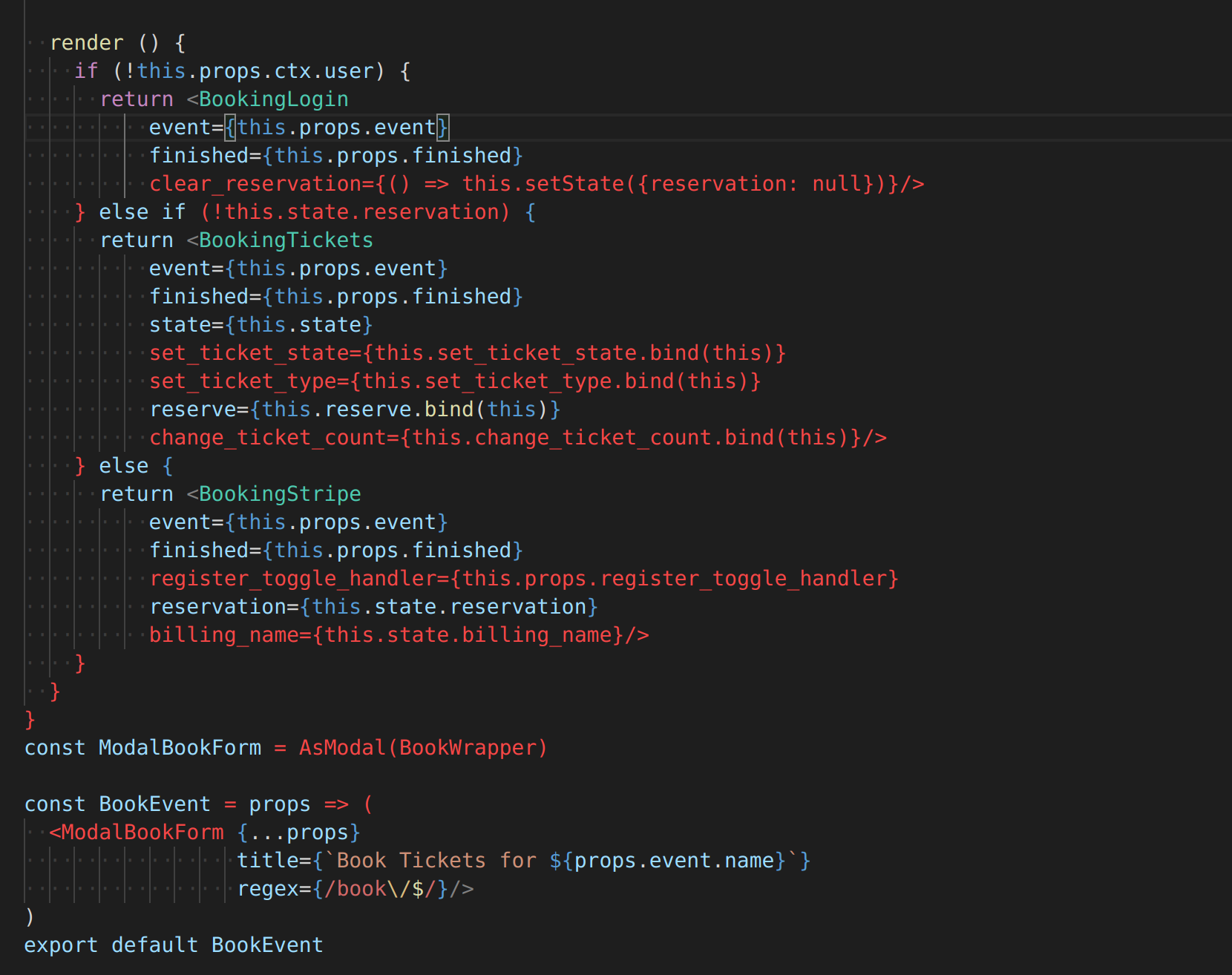 red chunks of code in jsx files with 1.26 &1.27 · Issue #56912 · microsoft/vscode · GitHub