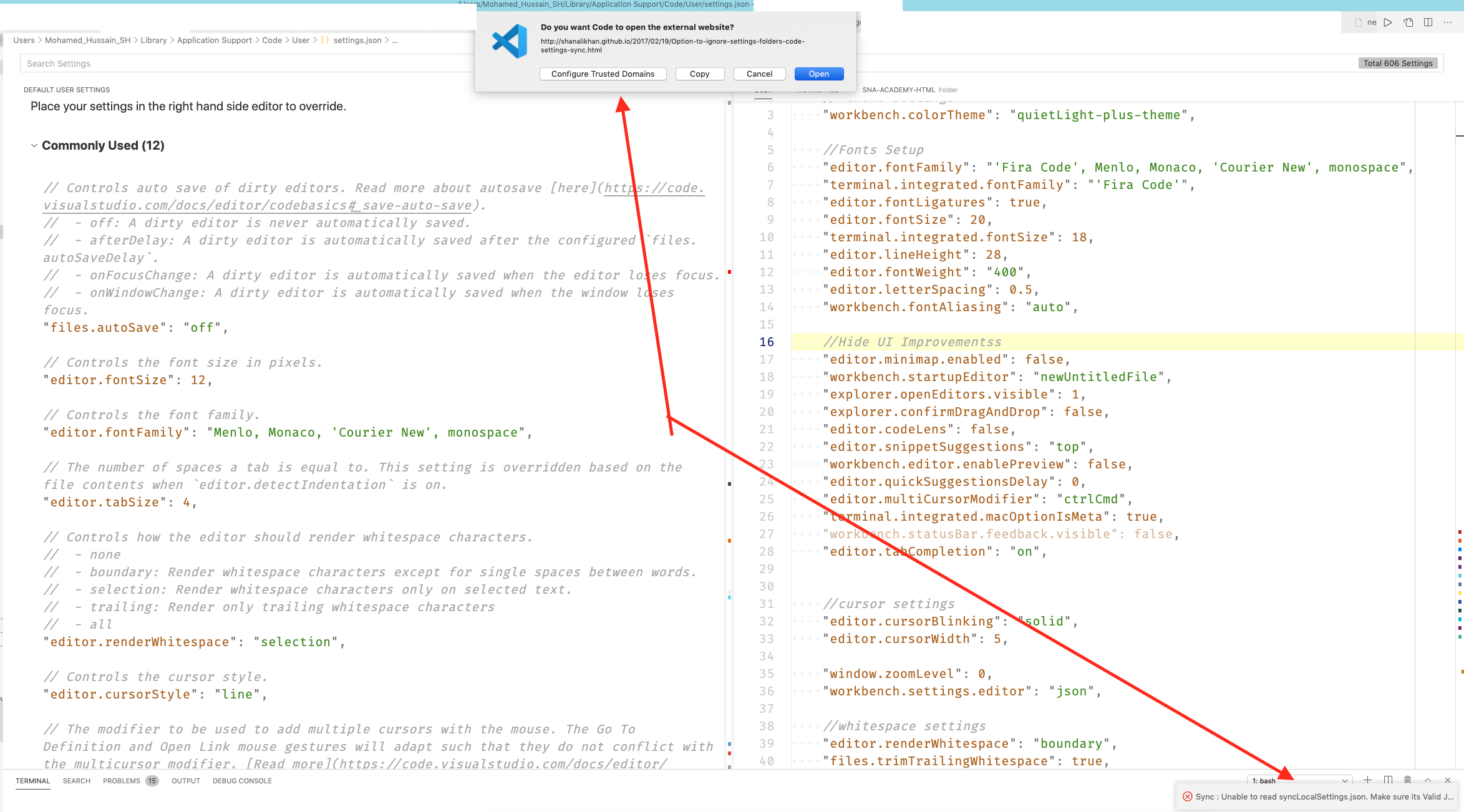 Sync Not Happening And Getting The Popup On Open · Issue 1294 