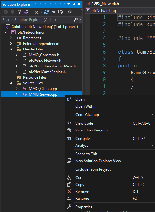ASIO tutorial, getting 68 errors · Issue #279 · OneLoneCoder/olcPixelGameEngine · GitHub