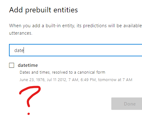 [FR-CA DateTimeV2] Docs say French Canadian DateTimeV2 is supported, but is not in LUIS. · Issue ...