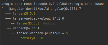 @arcgis/core: Mesh geometry not rendering in global scene view after build · Issue #95 · Esri ...