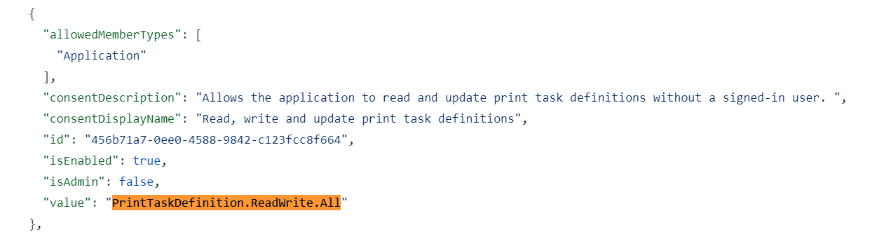 Permission Available In Devxcontent Repo But Not Served Back In Graphexplorer Endpoint · Issue
