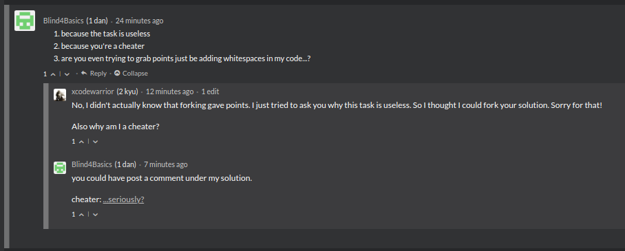Several Comments Got Highlighted Instead Of One · Issue 2063 · Codewars · Github