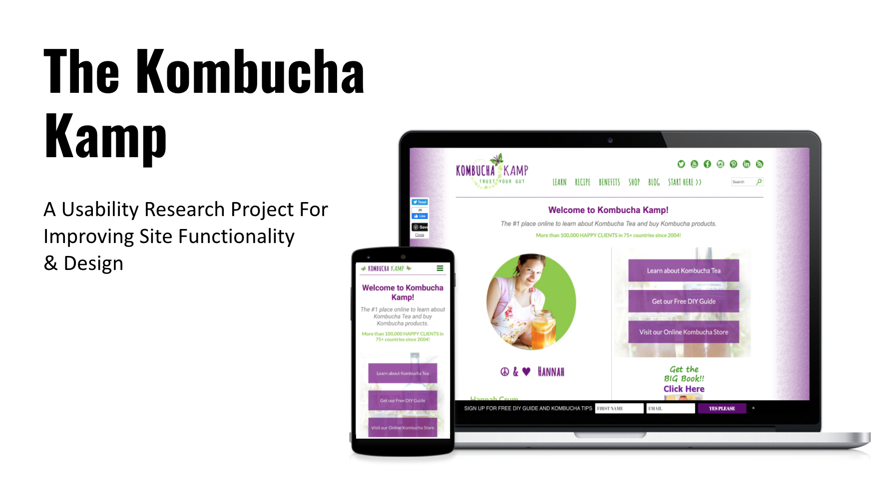 Research project for a kombucha site · GitHub