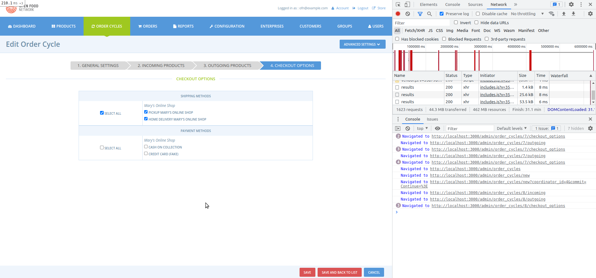 Order cycle creation, checkout options, UX improvement · Issue #10441 · openfoodfoundation ...