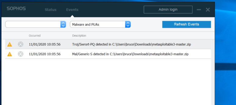 Trojan and Mallware detected in download · Issue #434 · rapid7/metasploitable3 · GitHub