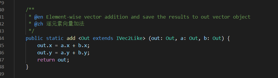 The first argument of `Vec2#add` shoule be `IVec2Like` · Issue #6424 · cocos/cocos-engine · GitHub