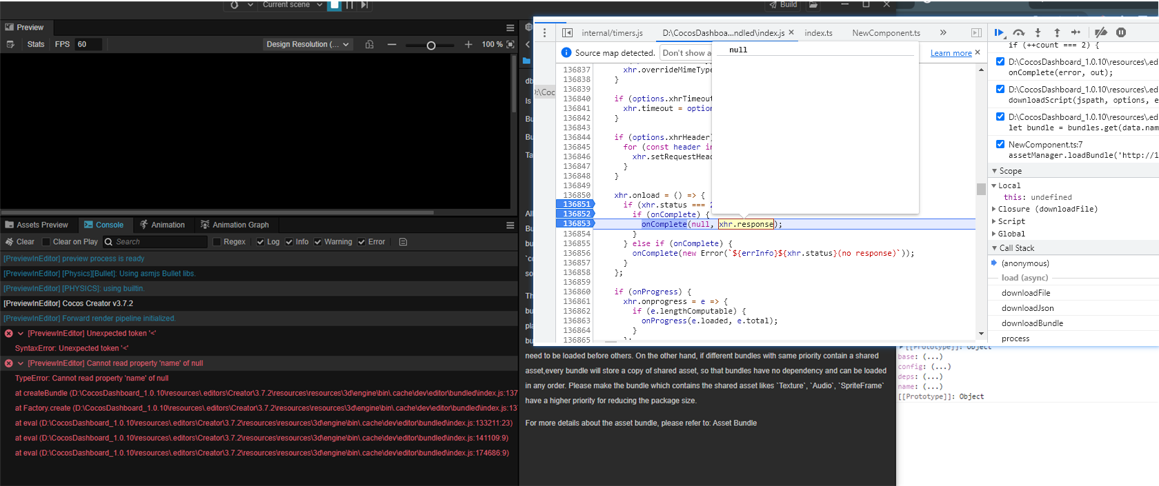 [3.7.2]Editor preview fails to load remote bundle · Issue #14660 · cocos/cocos-engine · GitHub