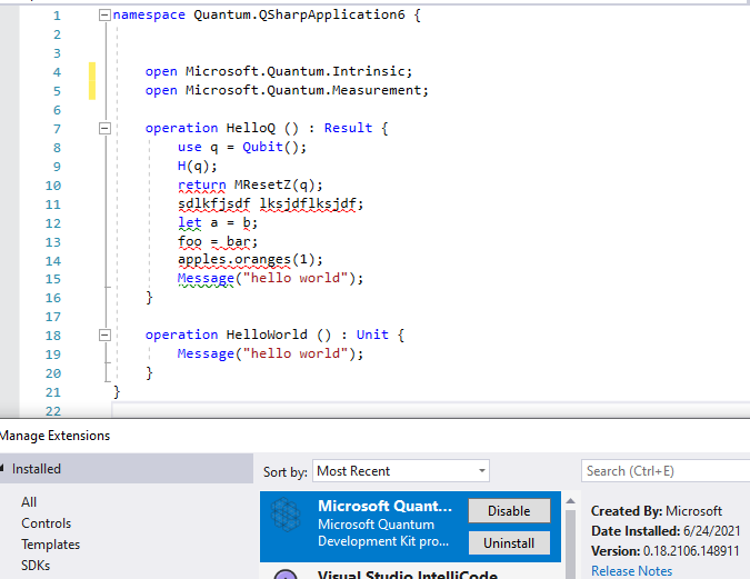 Code actions not working in latest version of VS · Issue #1067 ...