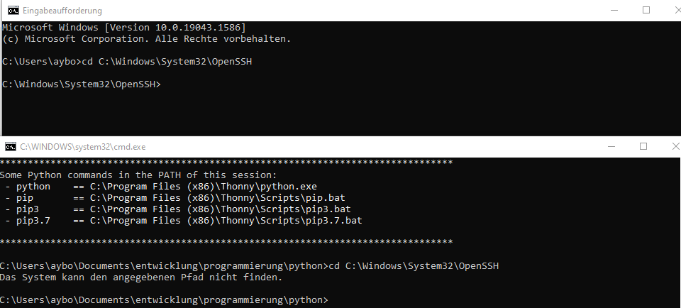 Open system shell does not work · Issue #2222 · thonny/thonny · GitHub