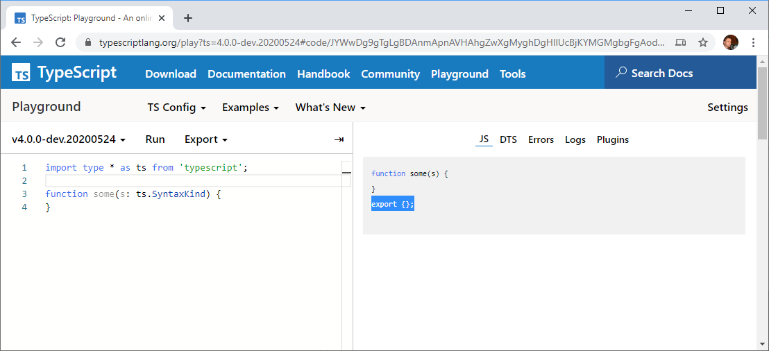 Type-only imports should not render a file a module · Issue #38763 ...