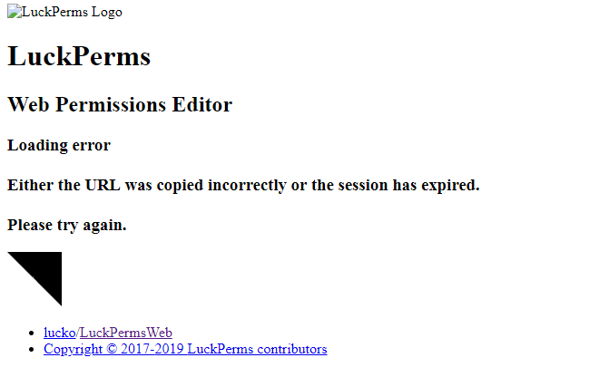 Issue self-hosting luckperms editor/verbose etc · Issue #79 · LuckPerms/LuckPermsWeb · GitHub