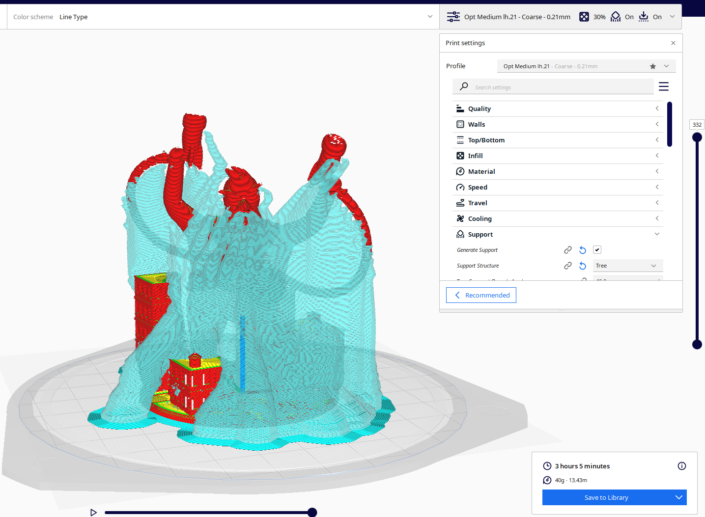 Slicing failed on model when using tree support structure · Issue #13122 · Ultimaker/Cura · GitHub