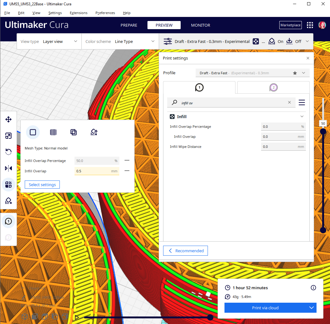 Infill overlap not respected · Issue #13271 · Ultimaker/Cura · GitHub