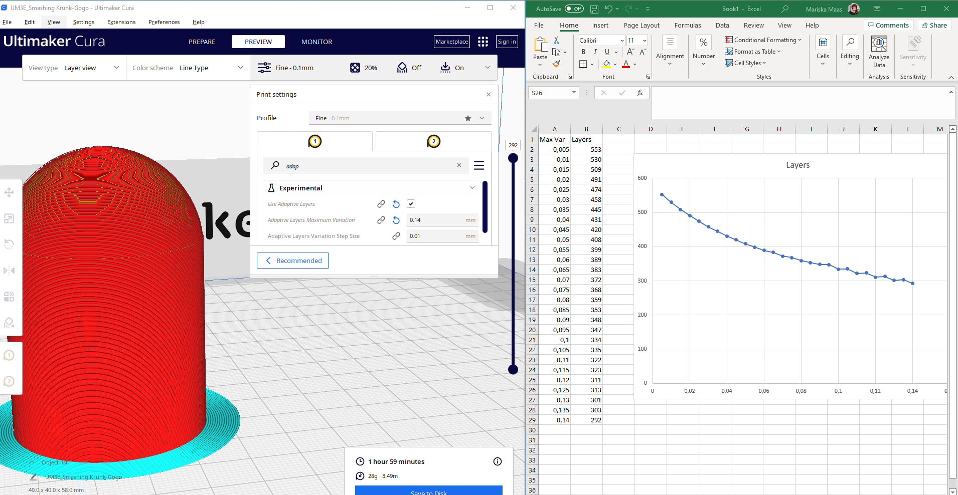 Adaptative layers: Problematic Tuning · Issue #13088 · Ultimaker/Cura · GitHub