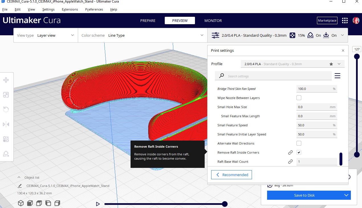 Raft generation problem in 5.2.0-beta · Issue #13428 · Ultimaker/Cura · GitHub