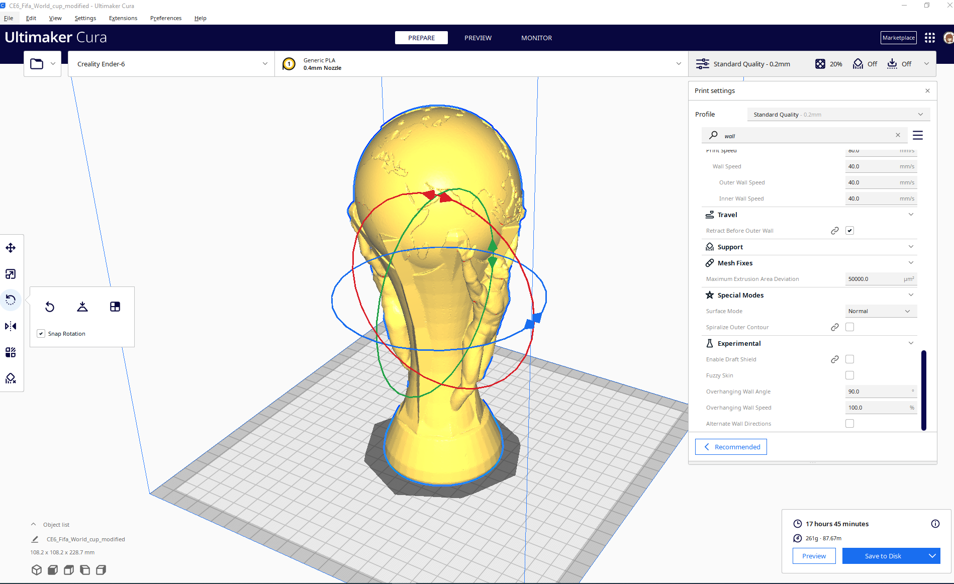 The program cannot slicing the stl · Issue #13586 · Ultimaker/Cura · GitHub