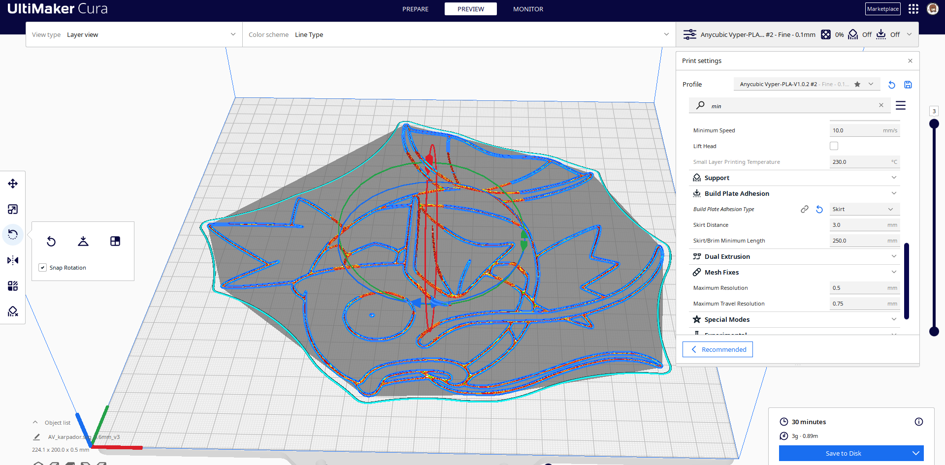 (5.2.2) Slicing failed with an unexpected error · Issue #14794 · Ultimaker/Cura · GitHub