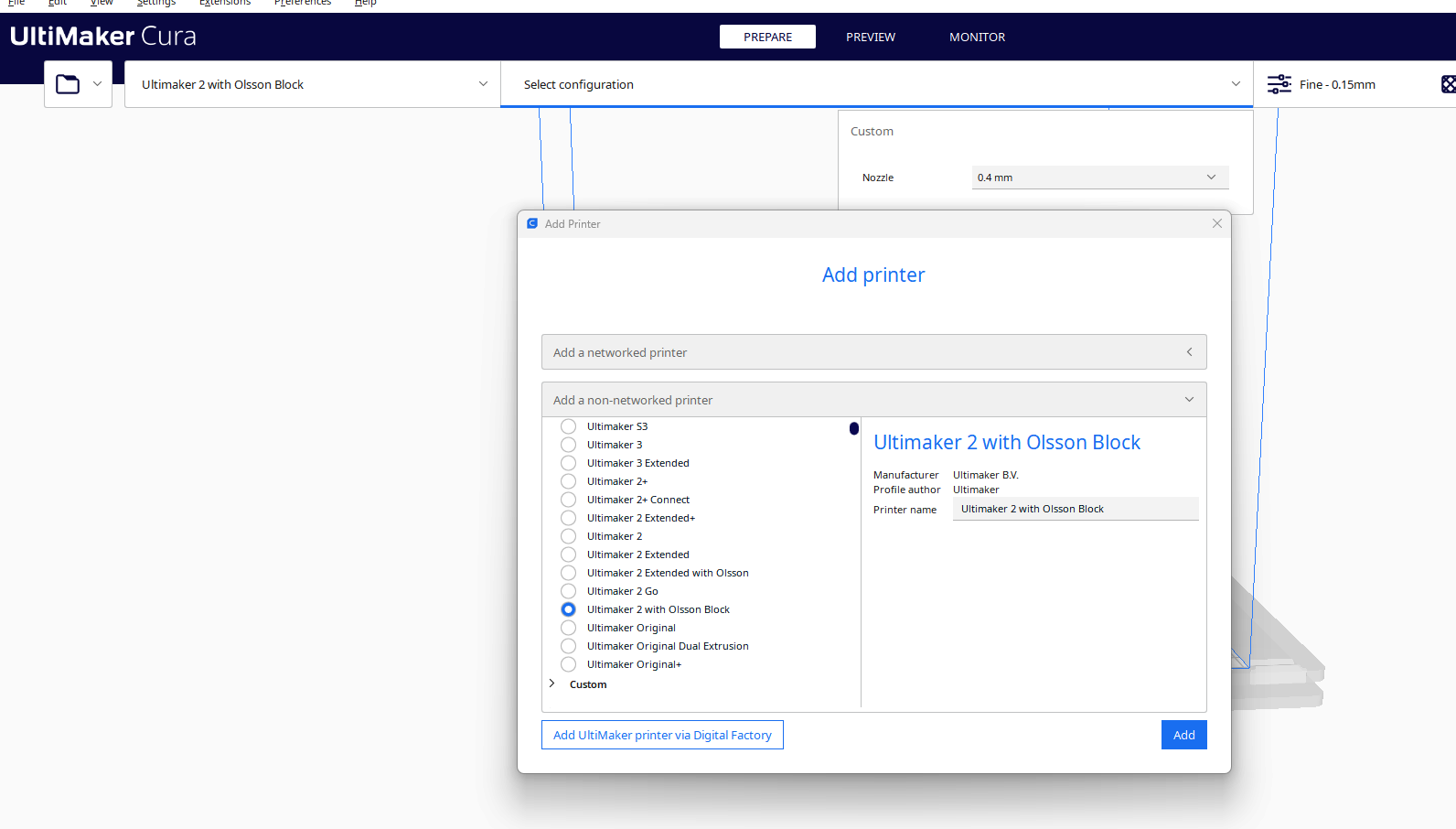 5.3.0 No profiles matching configuration of this extruder · Issue #14827 · Ultimaker/Cura · GitHub