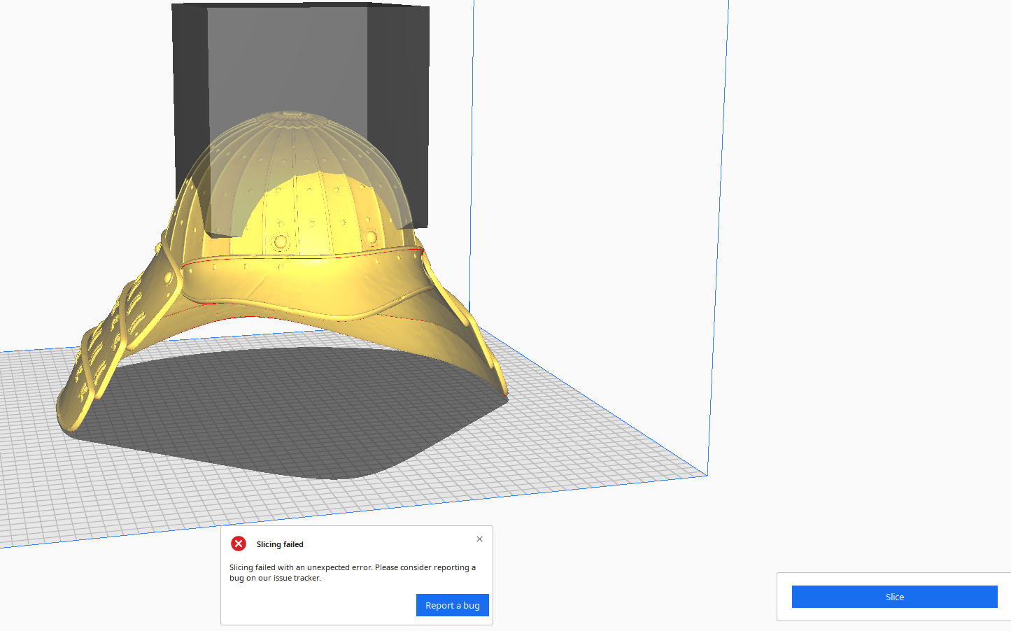 Consistent failure to slice complex model · Issue #15465 · Ultimaker/Cura · GitHub