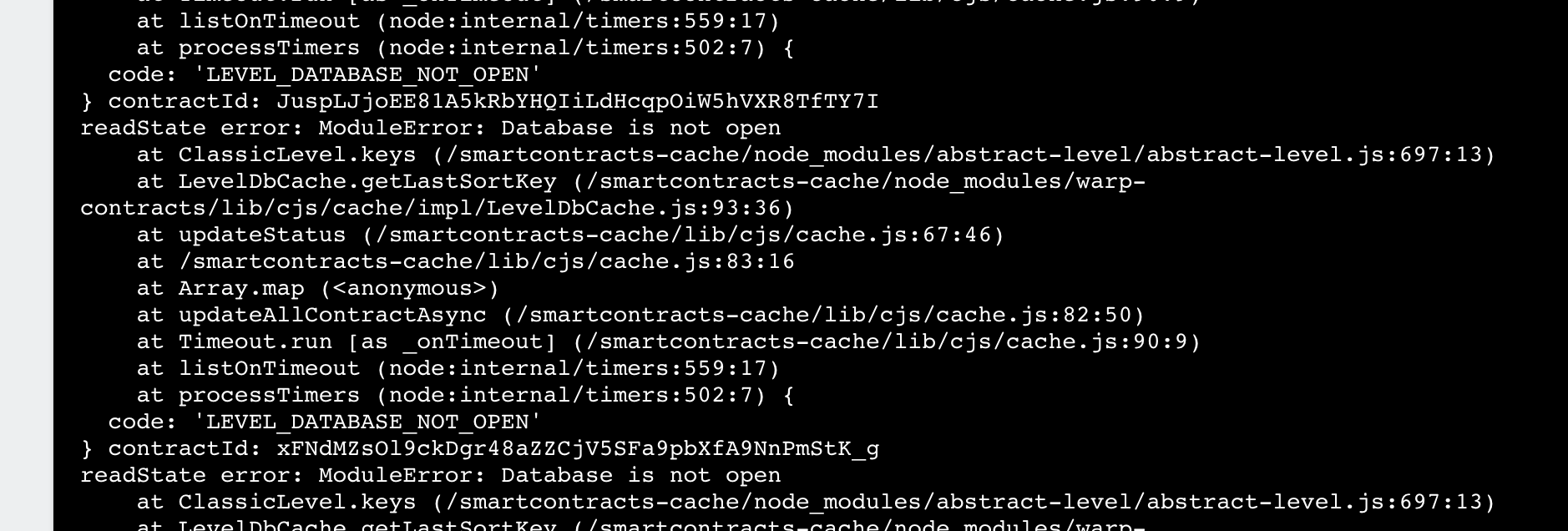 fix: leveldb not close when stop program · Issue #250 · warp-contracts/warp · GitHub