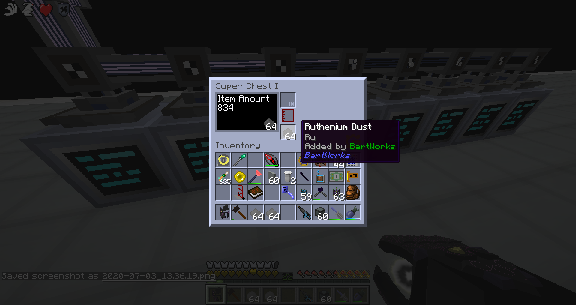 AE2 can't properly read the inventory of a super/quantum chest. · Issue ...