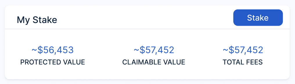Protection Table Stats Section Update · Issue 876 · Bancorprotocol