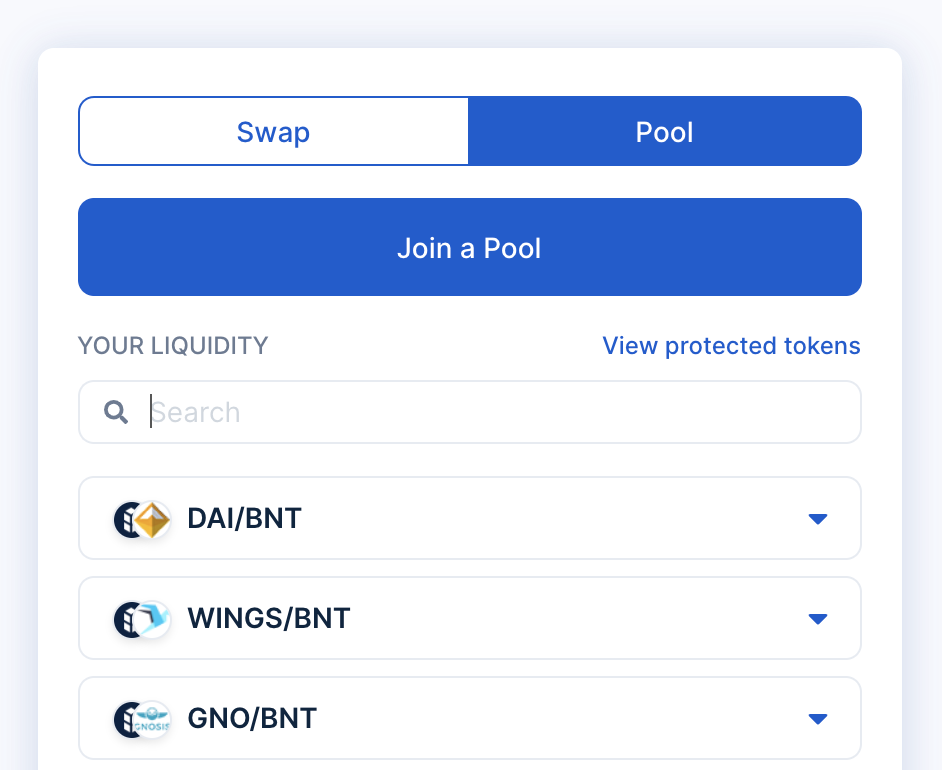 v2 pool tokens - make visible · Issue #903 · bancorprotocol/webapp · GitHub
