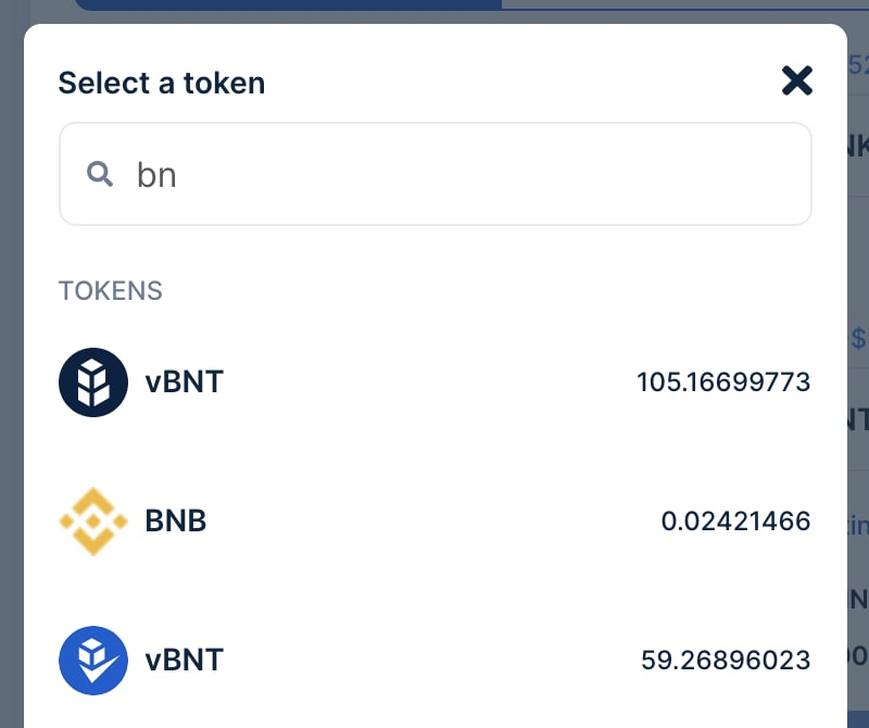 BNT symbol shows as vBNT · Issue #959 · bancorprotocol/webapp · GitHub